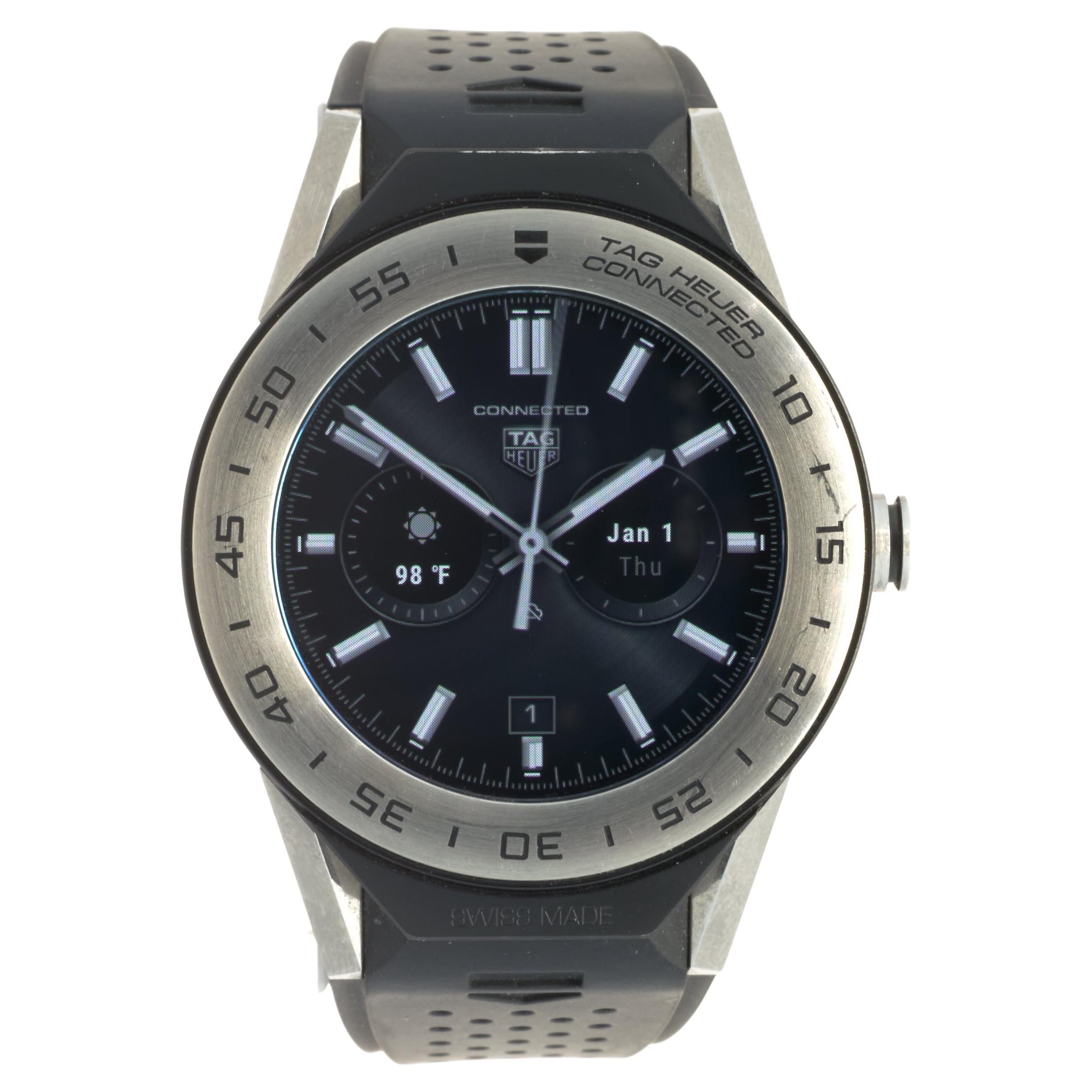 Tag Heuer Titanium Connected Modular Smart Watch For Sale at 1stDibs ...