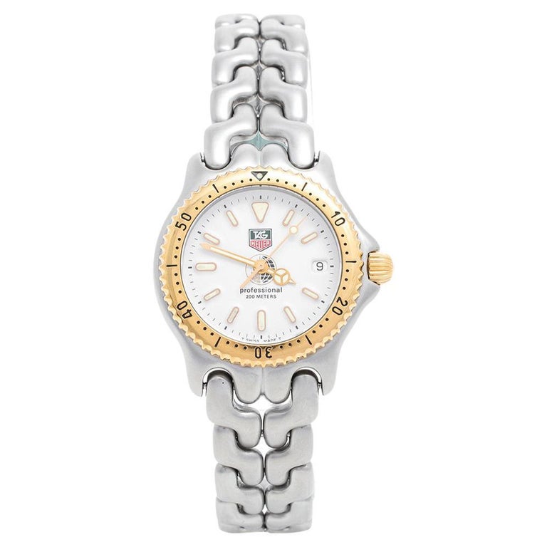 Tag Heuer Two-Tone Stainless Steel Professional Women's Wristwatch 34 ...