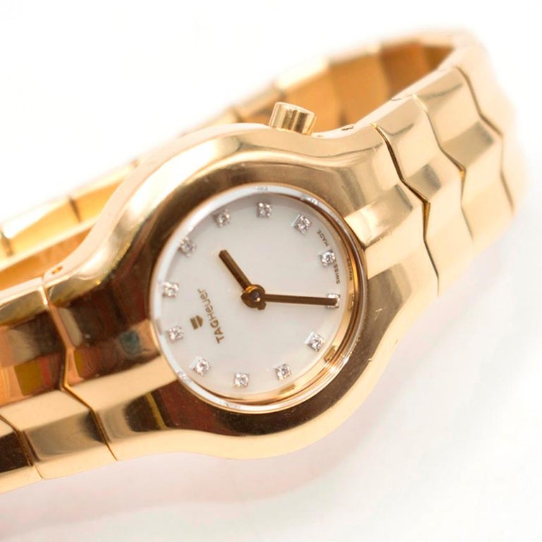 TAG Heuer Ultra Rare 18 Karat Gold and Diamond Alter Ego Watch at ...