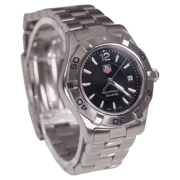 Tag Heuer Women's Stainless Steel Quartz Aquaracer WAF1410 Watch For ...