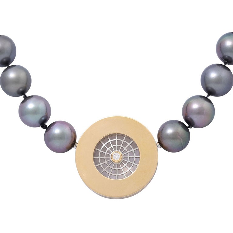 Tahitian Cultured Pearl Necklace For Sale at 1stDibs