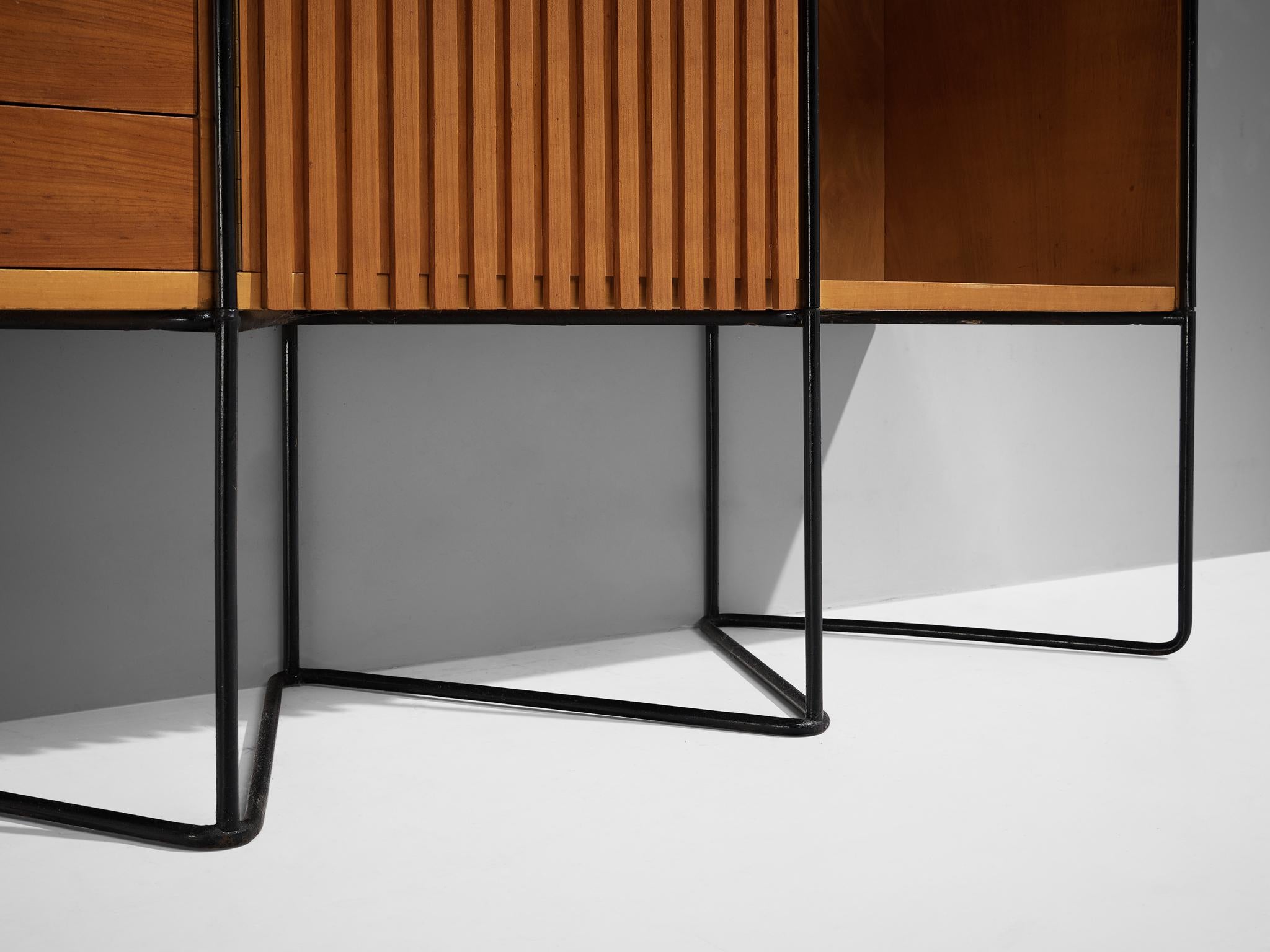Taichiro Nakay for La Permanente Mobili Wall Cabinet in Cherry For Sale ...