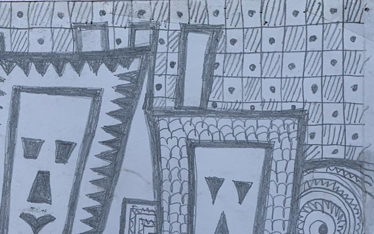 Taju Tijani Mayakiri - Talking Drummers (Drawing from the back) For ...