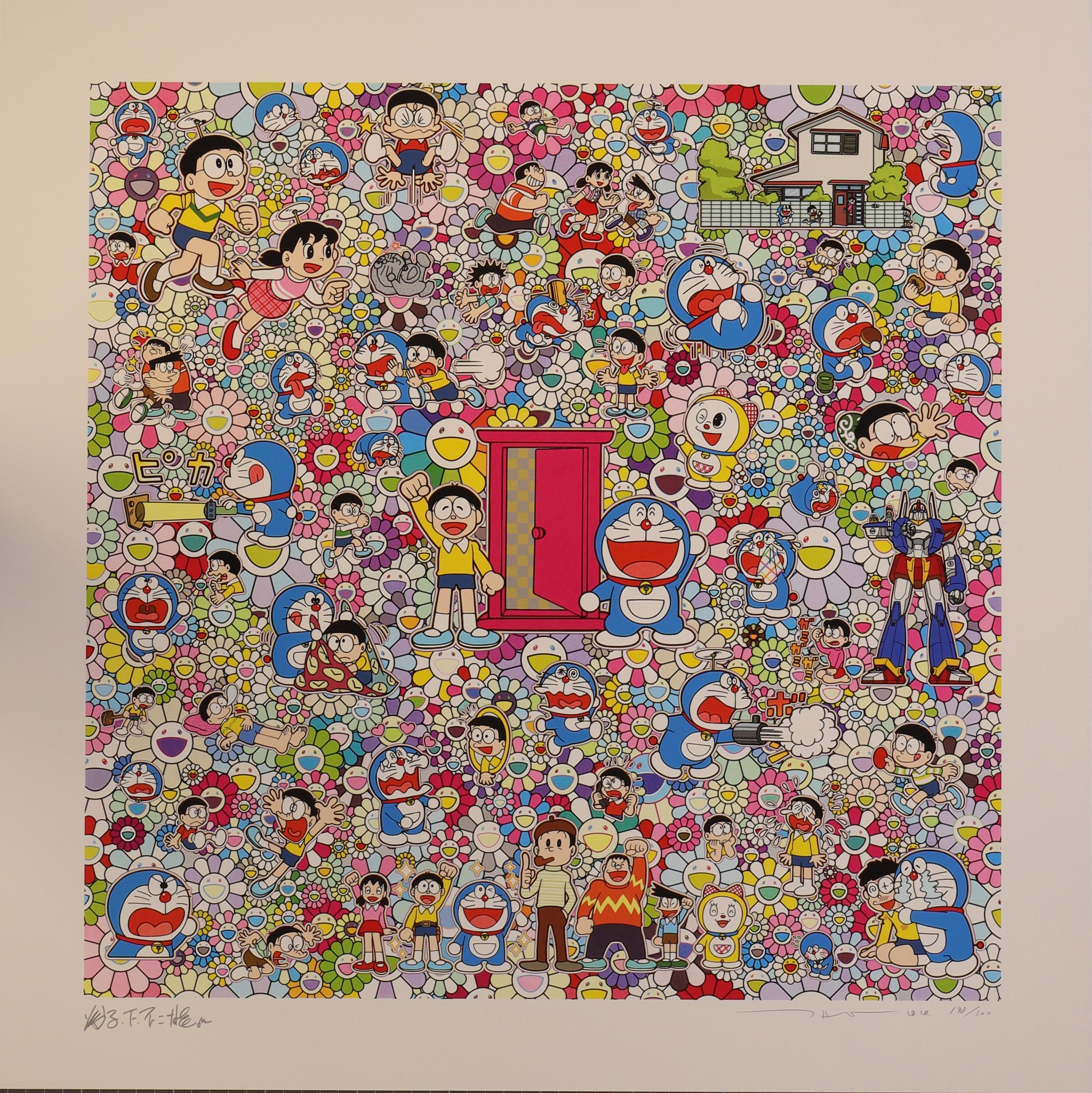 Takashi Murakami - A Sketch of Anywhere Door (Dokodemo Door) and an ...