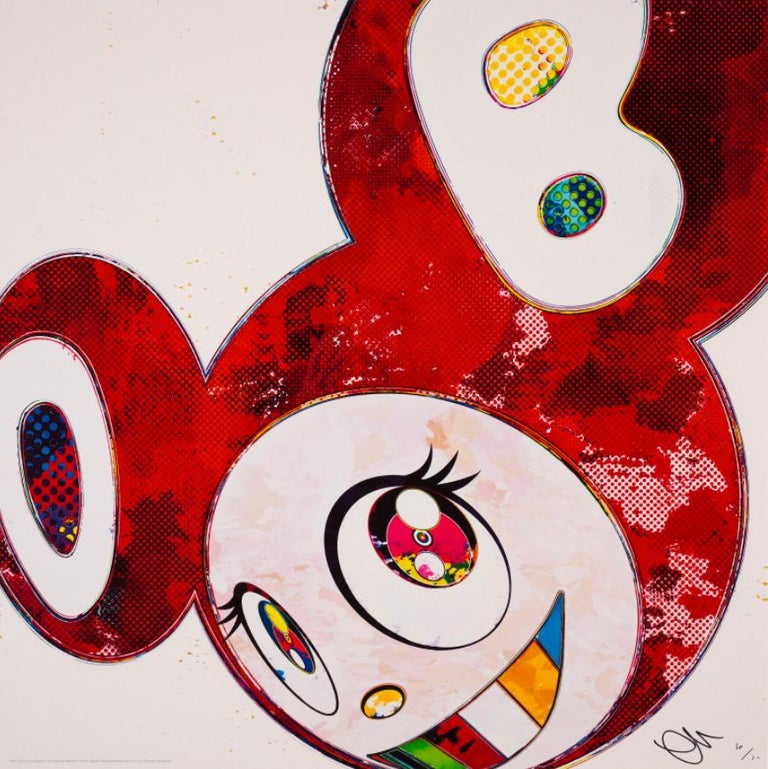 Takashi Murakami - And Then... (Red) For Sale at 1stDibs