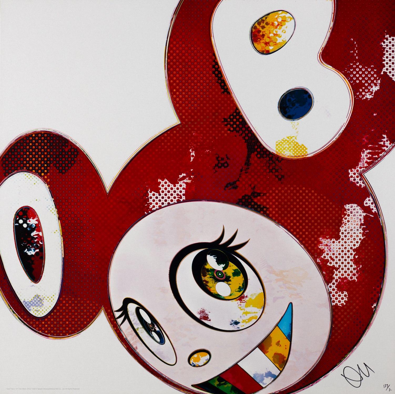 Takashi Murakami - Takashi Murakami Mr. DOB (red Takashi Murakami Mr ...