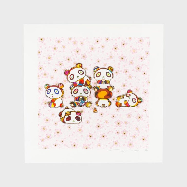 Takashi Murakami - Baby Pandas Cuddling Yay! Limited Edition of 100 ...