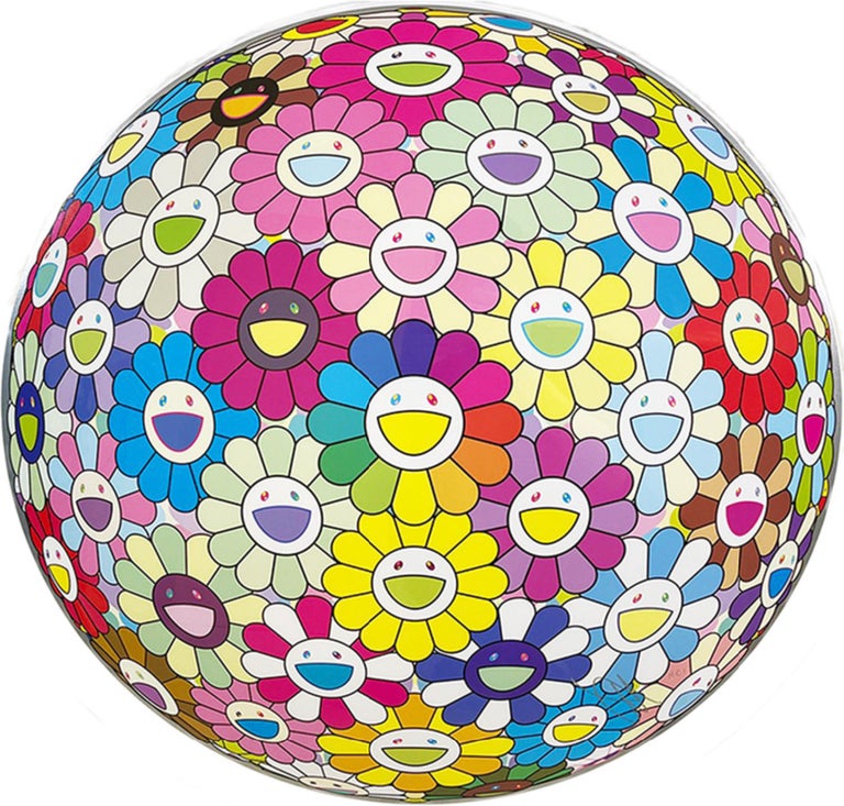 Takashi Murakami - BURYING MY FACE IN THE FIELD OF FLOWERS Hand signed ...