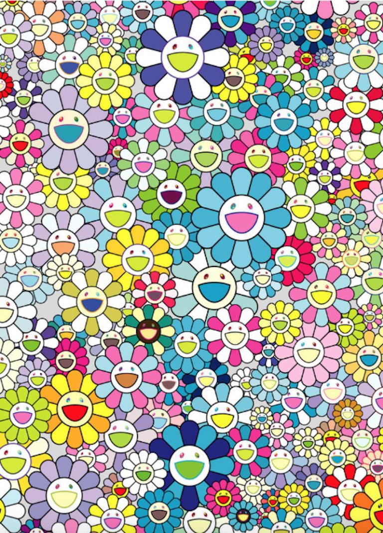 Takashi Murakami - Murakami print - Set of Two (2) prints in gold ...