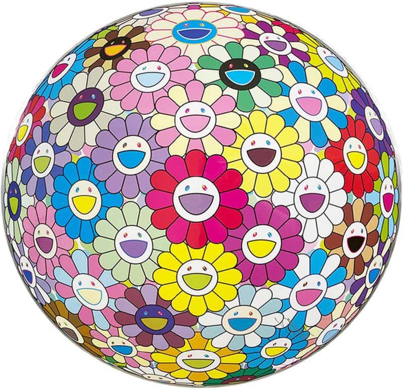 Takashi Murakami Burying My Face In The Field Of Flowers Hand Signed