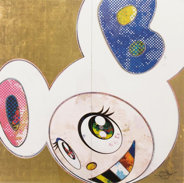 Takashi Murakami - DOB in Pure White Robe (Pink and Blue), Takashi ...