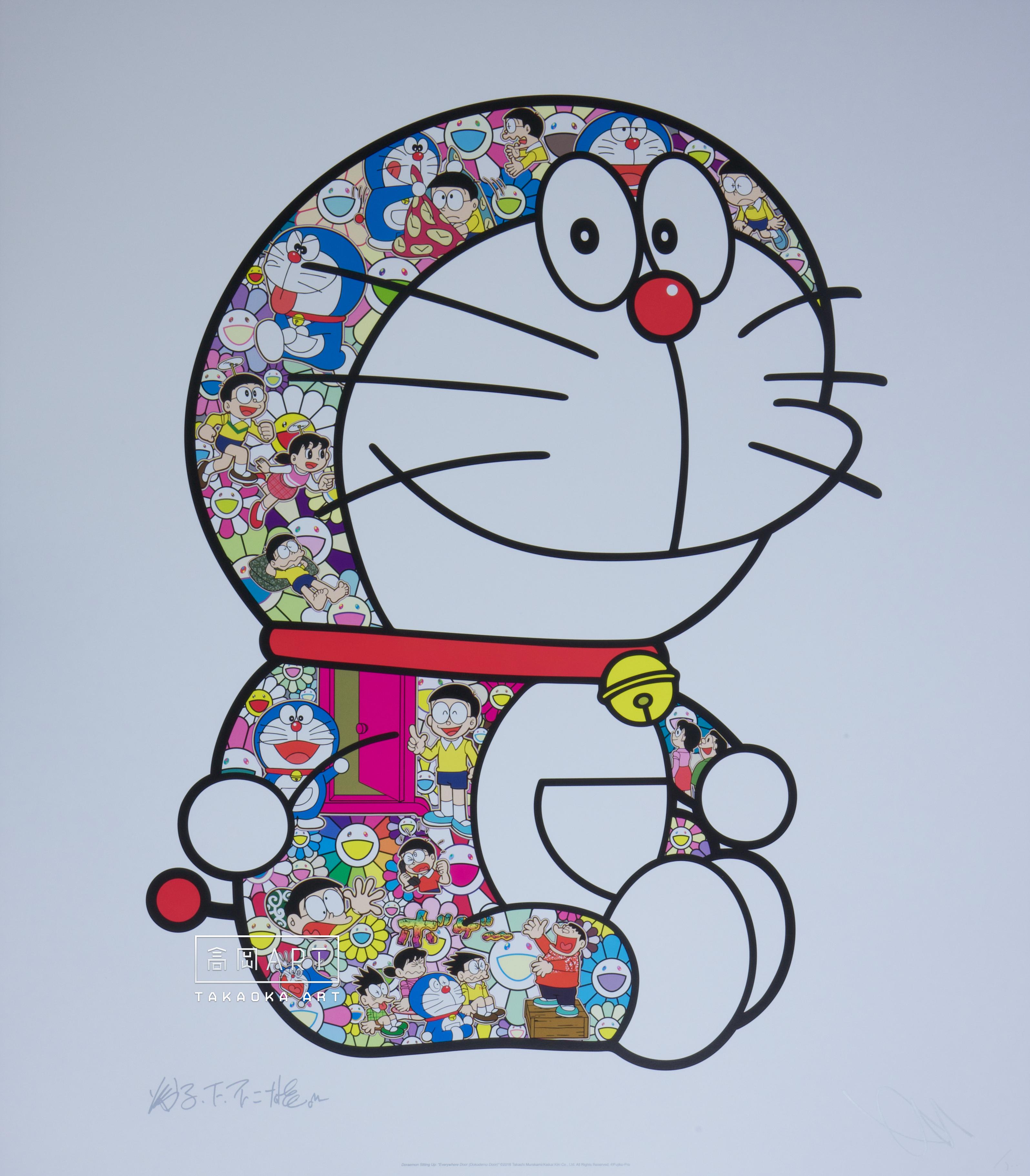 Takashi Murakami - Doraemon Sitting Up "Everywhere Door (Dokodemo Door ...