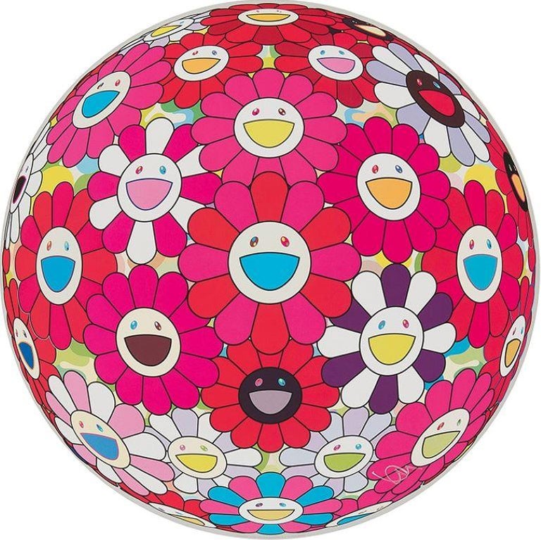Takashi Murakami - Flowerball (3D) - Turn Red! Limited Edition (print ...