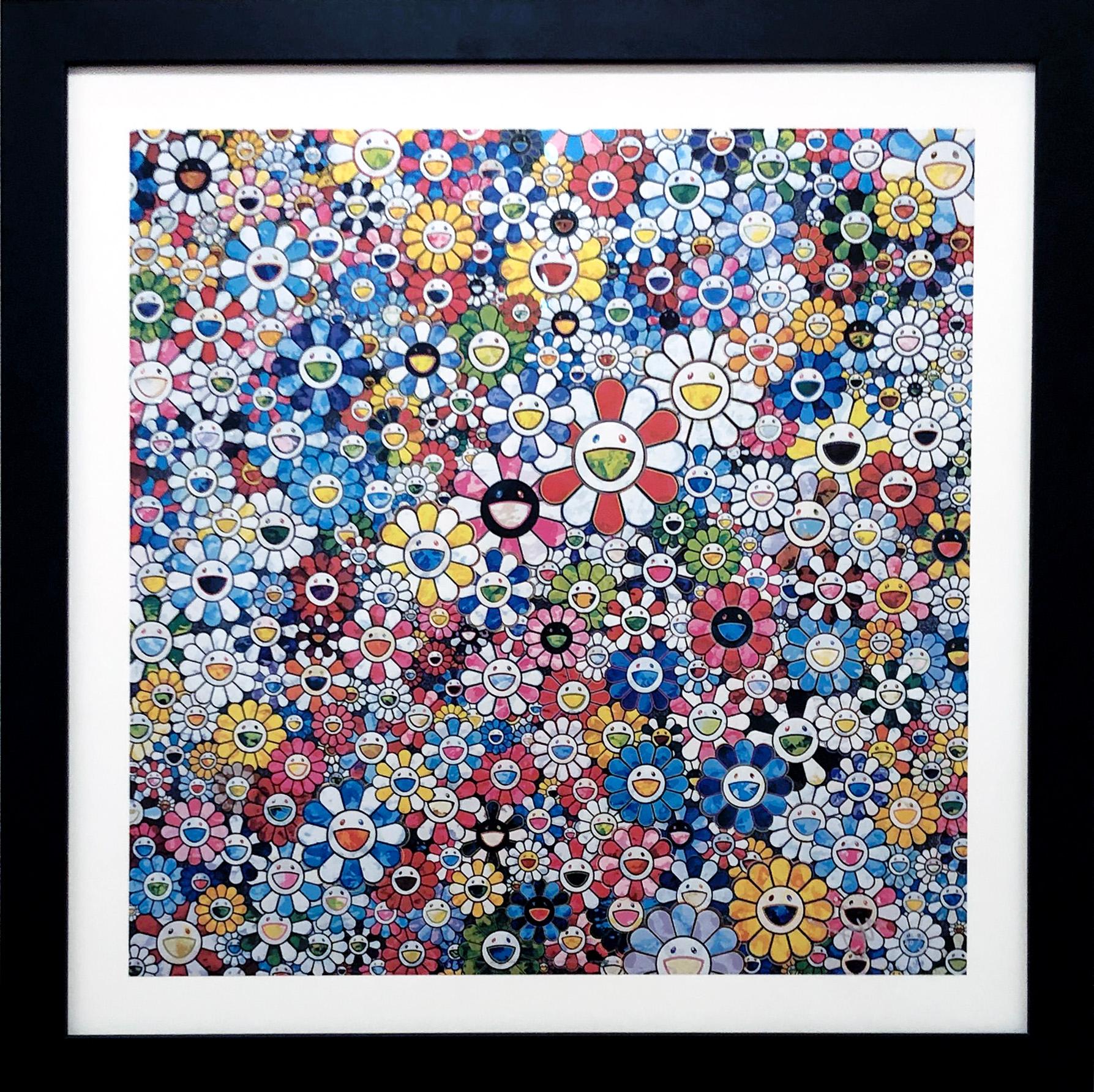 Takashi Murakami - Flowers with Smiley Faces at 1stDibs