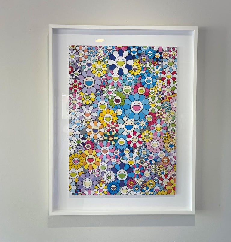 Takashi Murakami - Murakami print - Champagne Supernova Blue (2013 ...