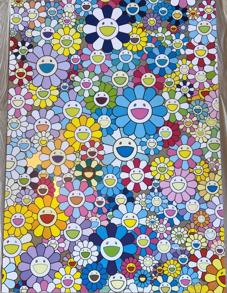 Takashi Murakami - Murakami print - Champagne Supernova Blue (2013) at ...