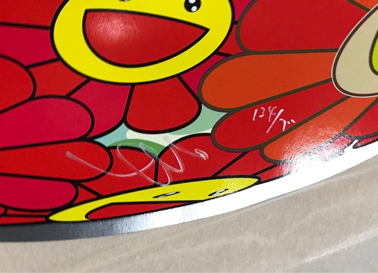 Takashi Murakami - Red Flowerball (3D). Limited Edition (print) by ...
