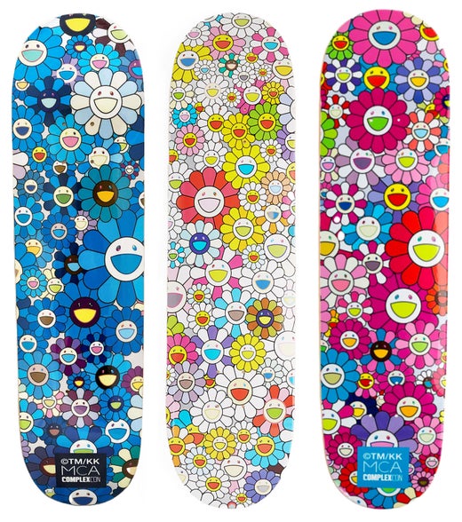 Takashi Murakami - Flowers with Smiley Faces For Sale at 1stDibs