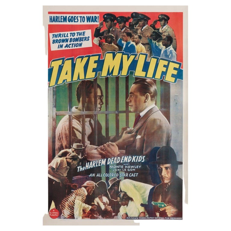Take My Life 1941 U.S. One Sheet Film Poster For Sale at 1stDibs