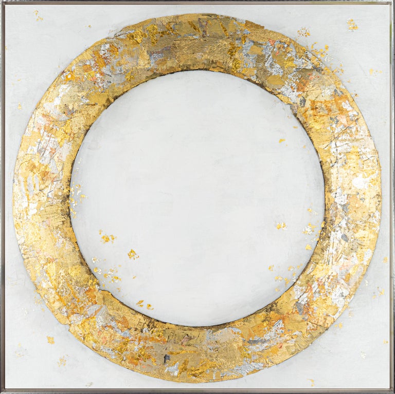Takefumi Hori - "Circle No. 187" Dimensional Gold Leaf Circle on ...