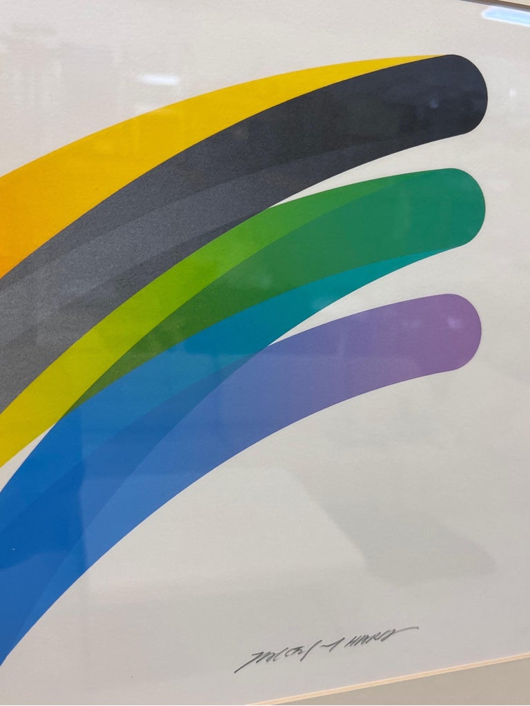 Takeshi Hara Strokes 17 Artist Proof Lithograph, 1983 For Sale at 1stDibs