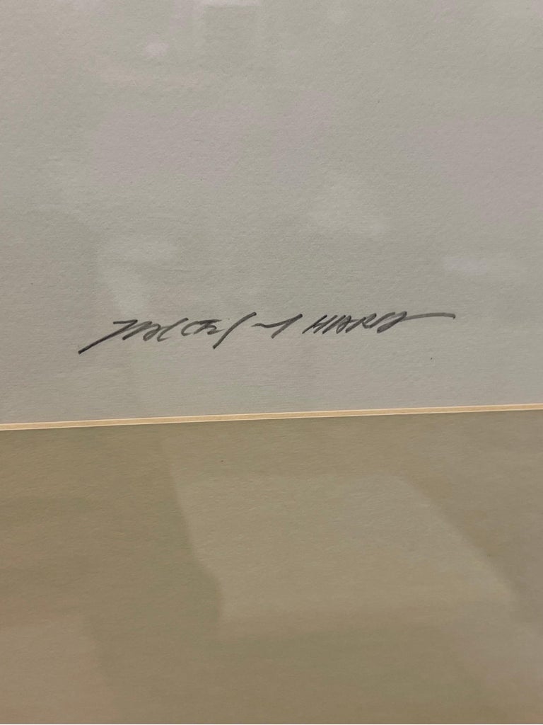 Takeshi Hara Strokes 17 Artist Proof Lithograph, 1983 For Sale at 1stDibs