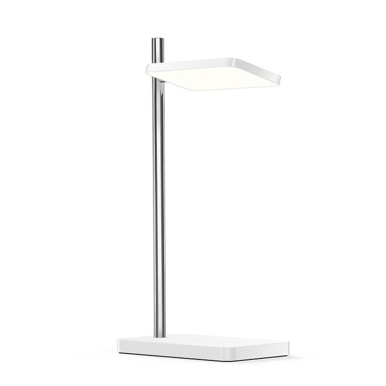Talia Table Lamp in White Matt/Gloss and Chrome Finish by Pablo Designs ...