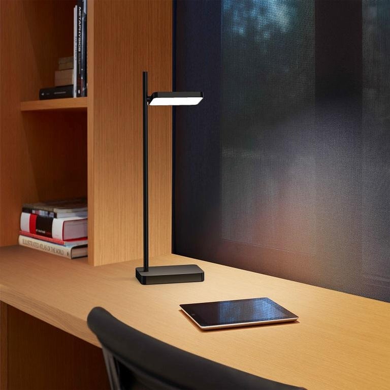 Talia Table Lamp in White Matt/Gloss and Chrome Finish by Pablo Designs ...