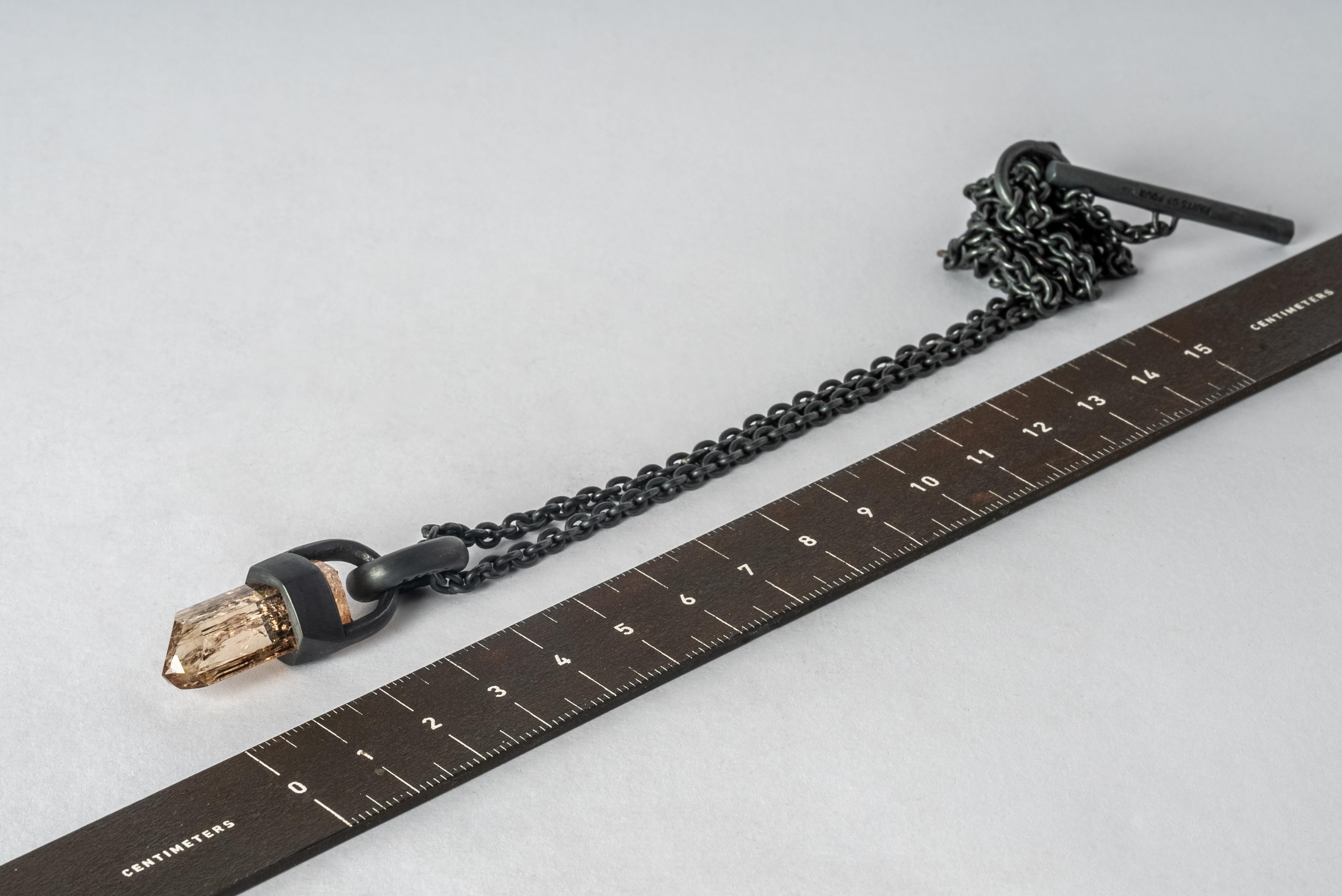 Talisman Necklace (Brace-Held, Topaz Zambian, KA+TOZ) For Sale at 1stDibs