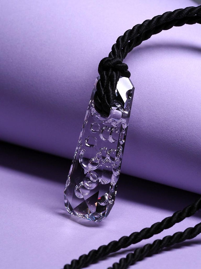 Talisman VII Carved Rock Crystal Pendant Amulet Natural Quartz For Sale ...