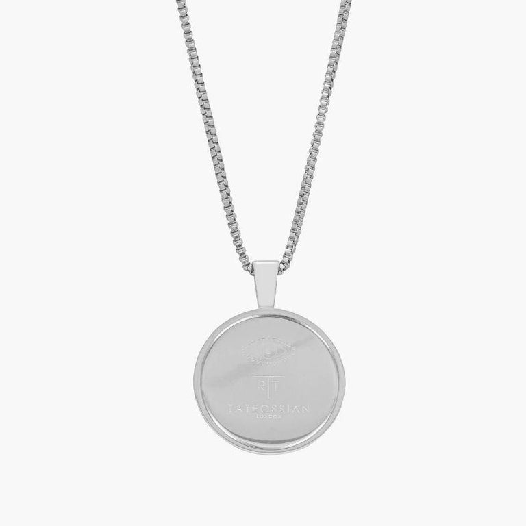 Talismanic Amulet Necklace in Stainless Steel For Sale at 1stDibs