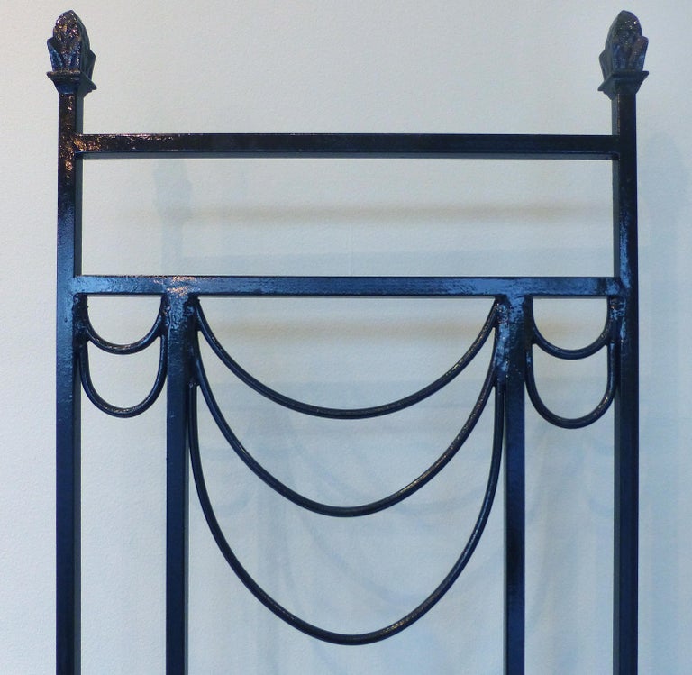 Tall Back Sculptural Wrought Iron Chair in the Manner of Mackintosh For ...