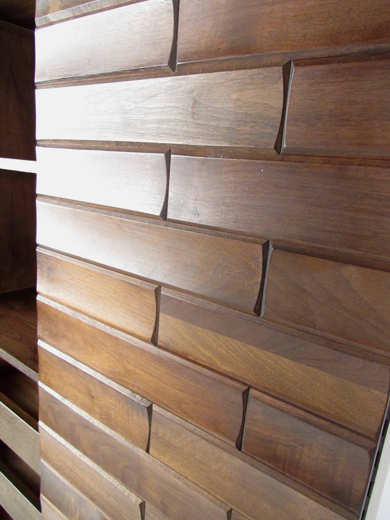 Tall Brutalist Modern Armoire Dresser at 1stDibs | tall modern armoire ...