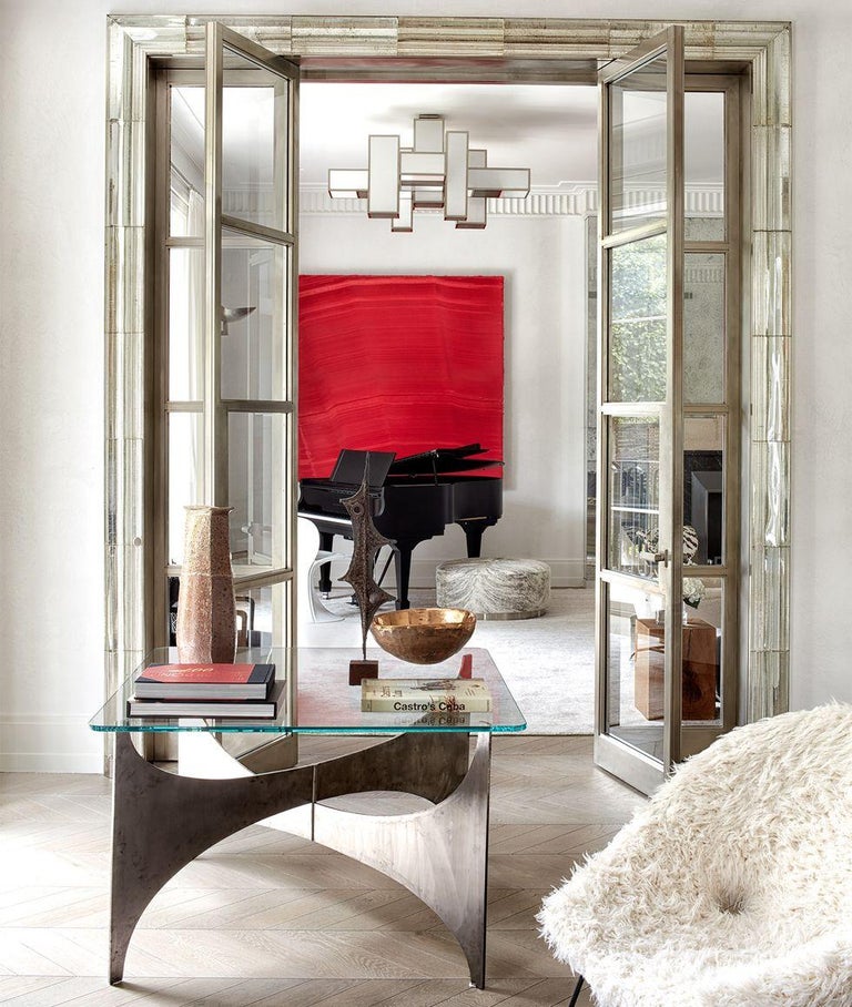 Tall Brutalist Studio Sculpture by John De La Rosa For Sale at 1stDibs