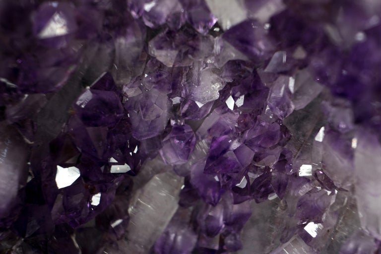 Tall Deep Purple Amethyst Crystal Geode Cathedral, with Rare Amethyst ...