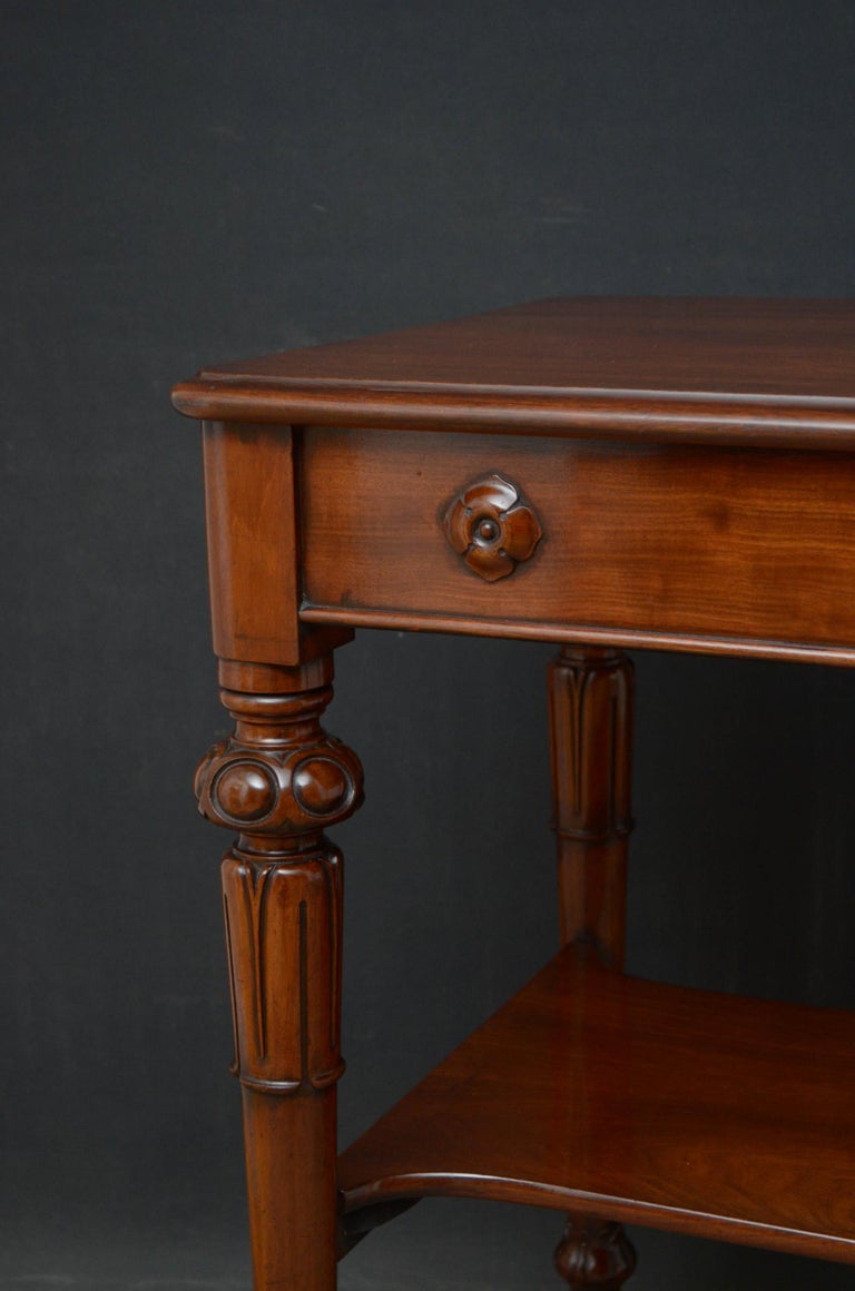 Tall Early Victorian Mahogany Table For Sale at 1stDibs