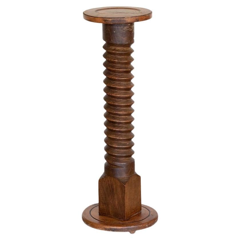 Organic Tall Ironwood Log as Pedestal For Sale at 1stDibs