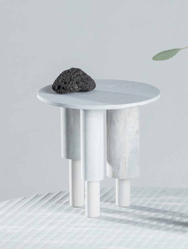 Tall Game of Stone Marble Center Piece by Josefina Munoz For Sale at ...