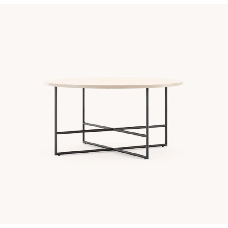 Tall Inside Side Table with Wooden Top by Domkapa For Sale at 1stDibs