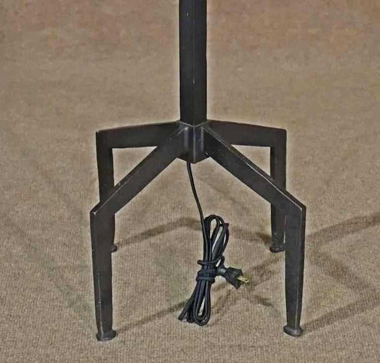 Tall Iron Floor Lamp For Sale at 1stDibs