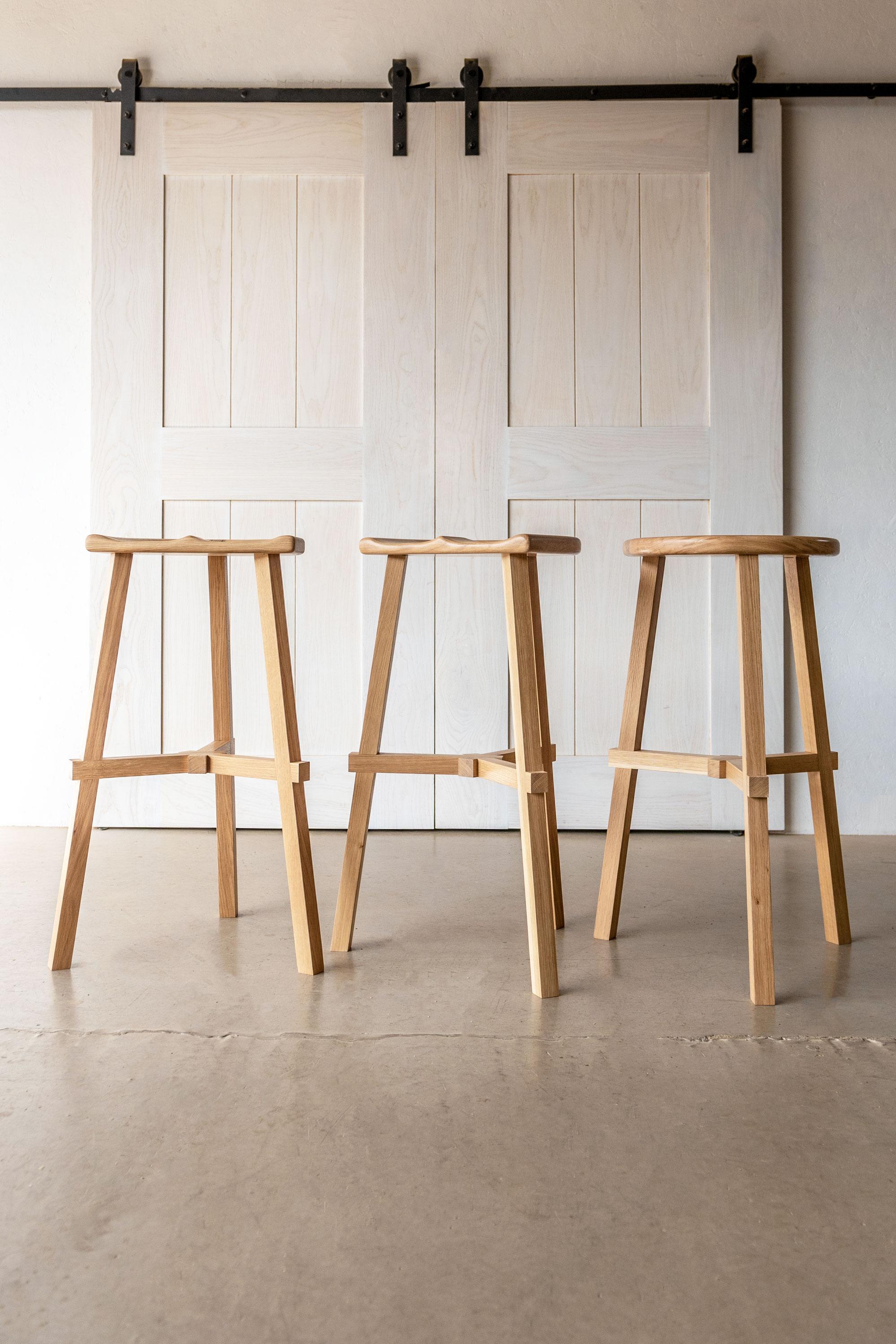 Tall Kitchen Island Oak Bar Stools, Wooden Counter Stools For Sale at ...