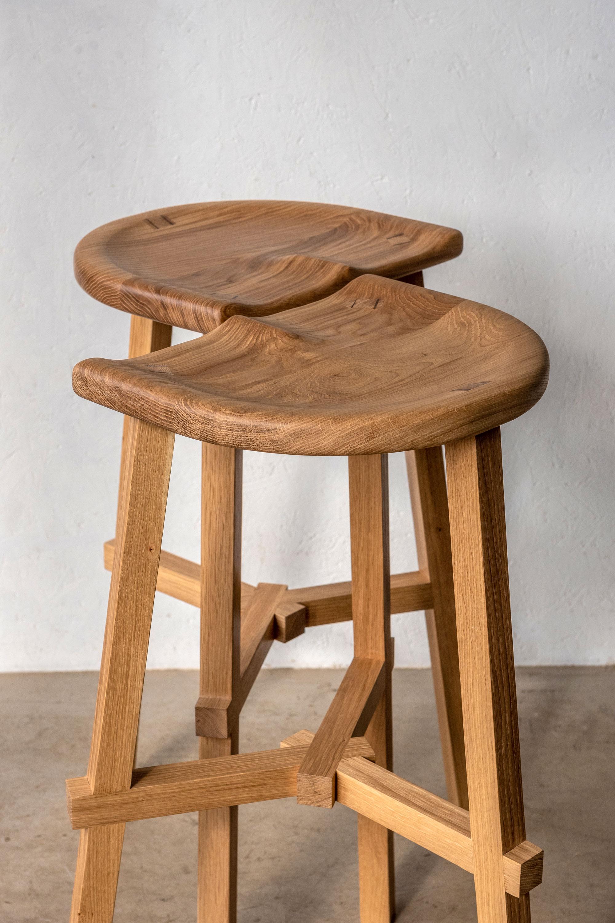 Tall Kitchen Island Oak Bar Stools, Wooden Counter Stools For Sale at ...