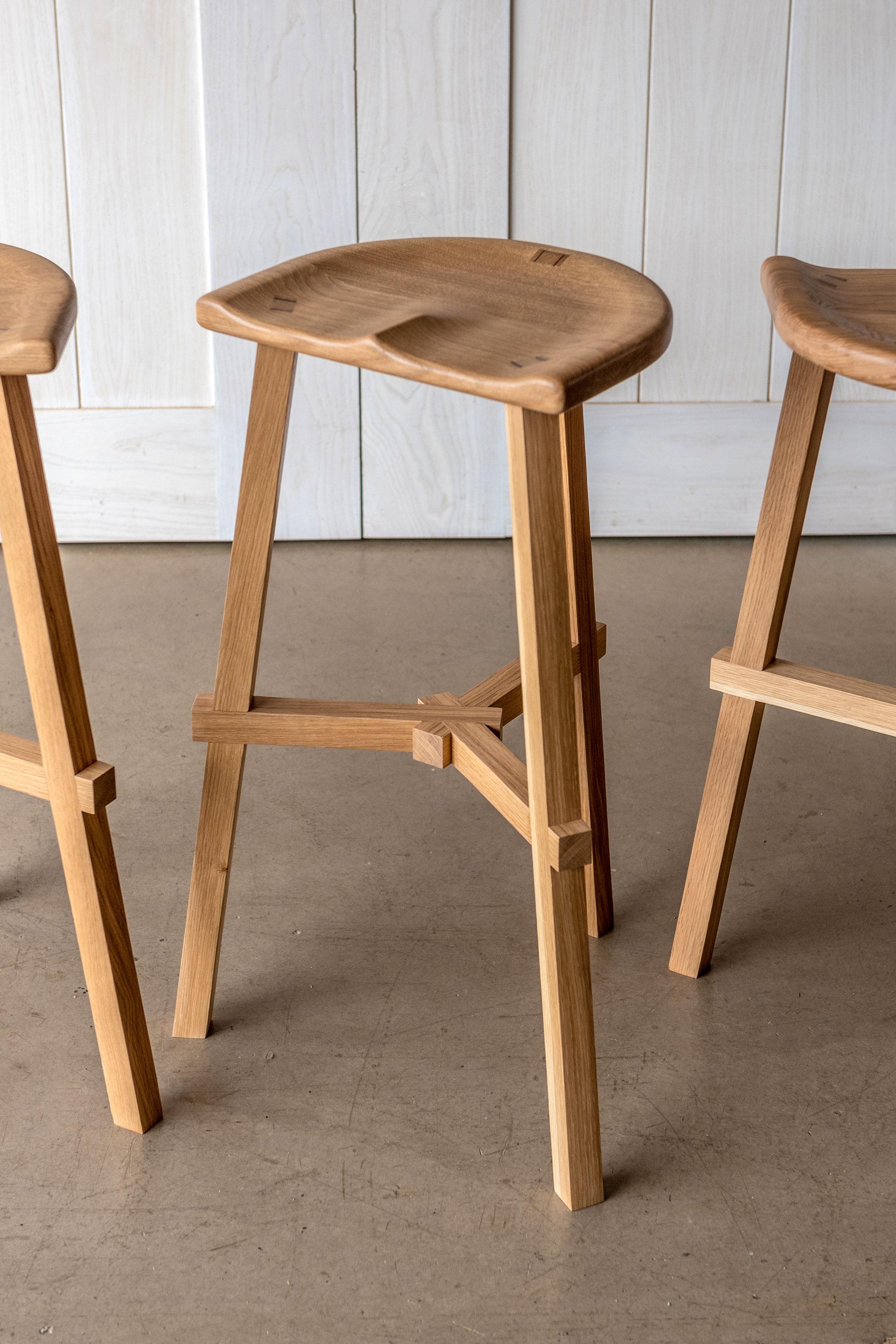 Tall Kitchen Island Oak Bar Stools, Wooden Counter Stools For Sale at ...