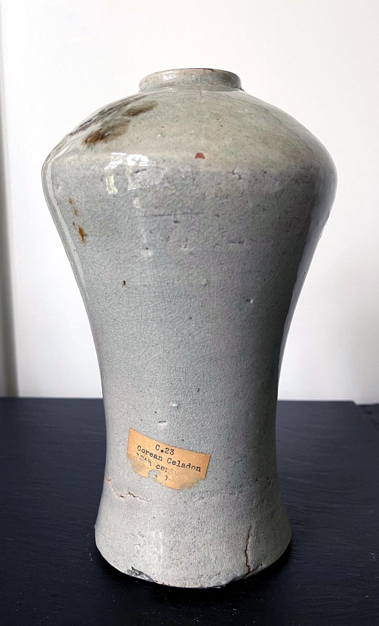Tall Korean Ceramic Storage Jar Joseon Dynasty For Sale at 1stDibs