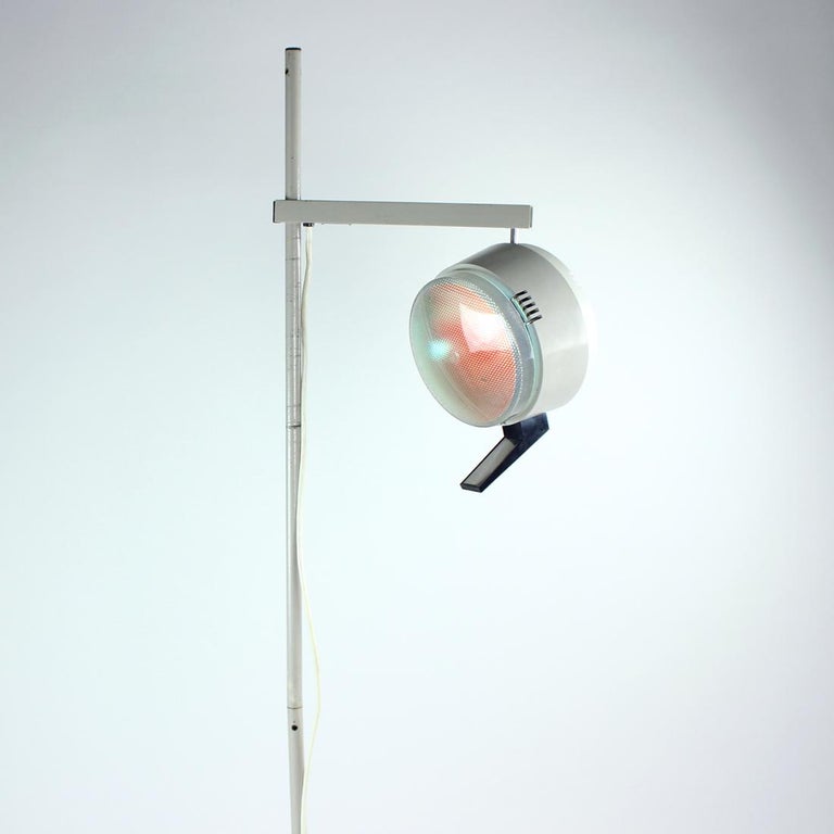 Tall Metal Doctor's Lamp, Czechoslovakia 1950s For Sale at 1stDibs