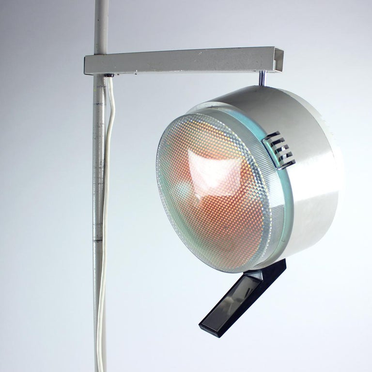 Tall Metal Doctor's Lamp, Czechoslovakia 1950s For Sale at 1stDibs