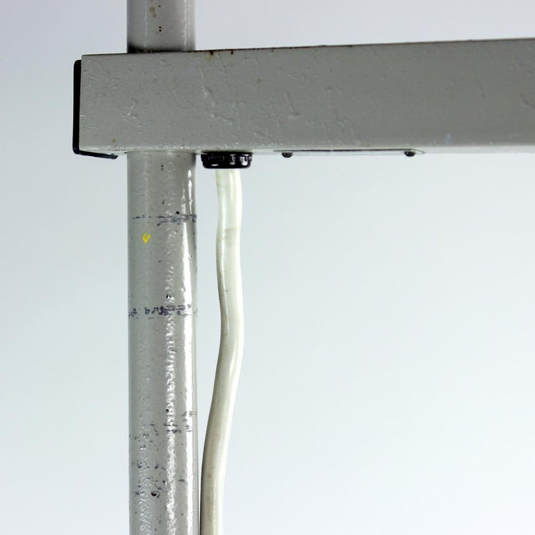 Tall Metal Doctor's Lamp, Czechoslovakia 1950s For Sale at 1stDibs