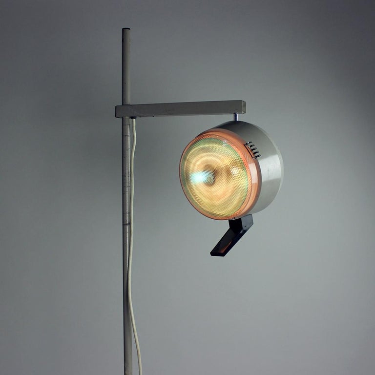 Tall Metal Doctor's Lamp, Czechoslovakia 1950s For Sale at 1stDibs