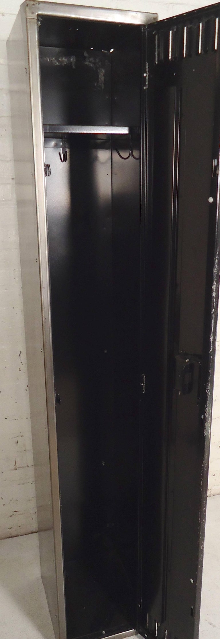 Tall Metal Locker at 1stDibs