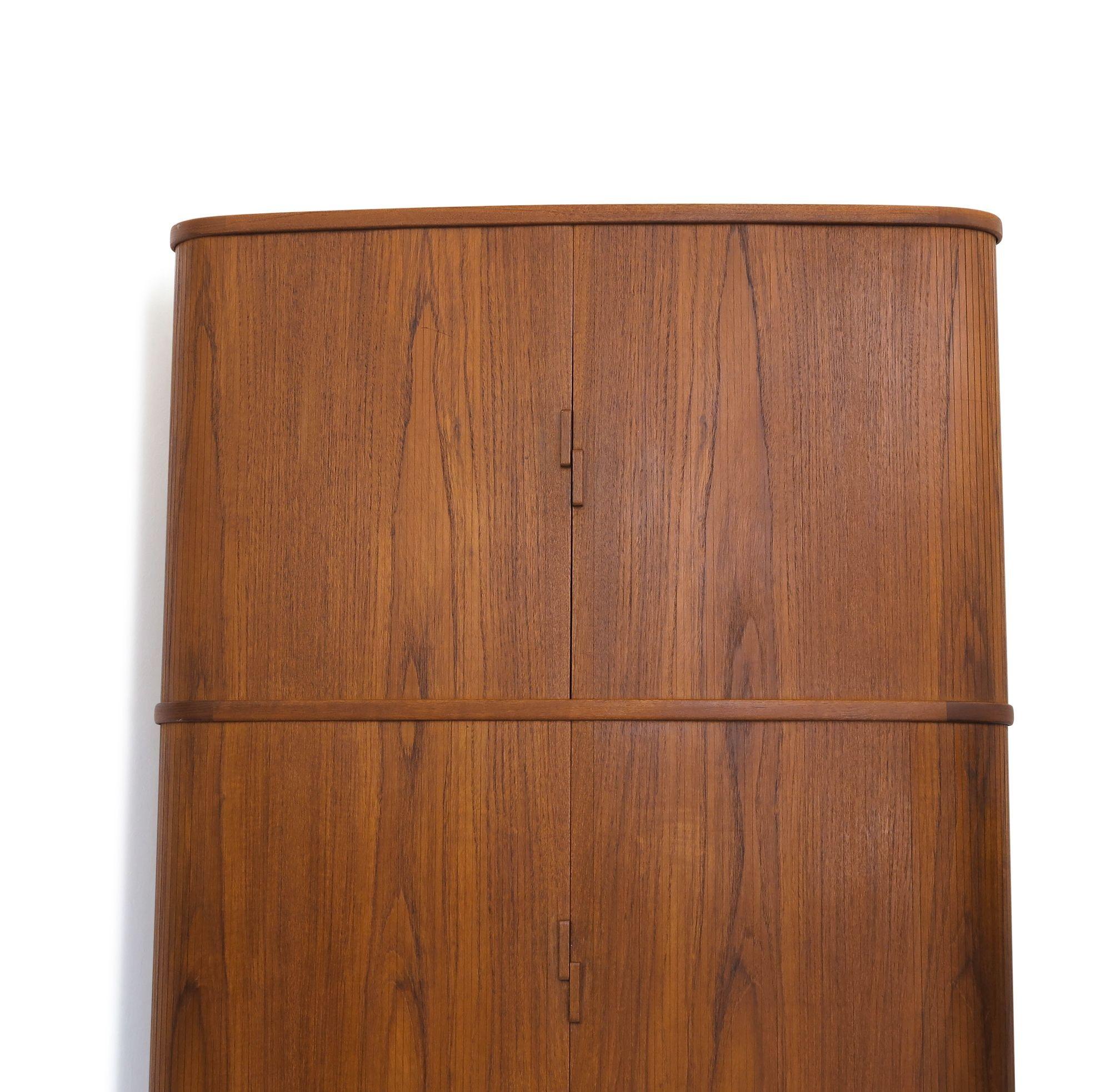 Tall Mid-century Corner Cabinet of Teak, Danish For Sale at 1stDibs